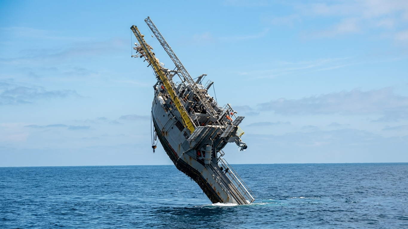 This ship can sink itself 300 feet into the ocean - and it's for a ...