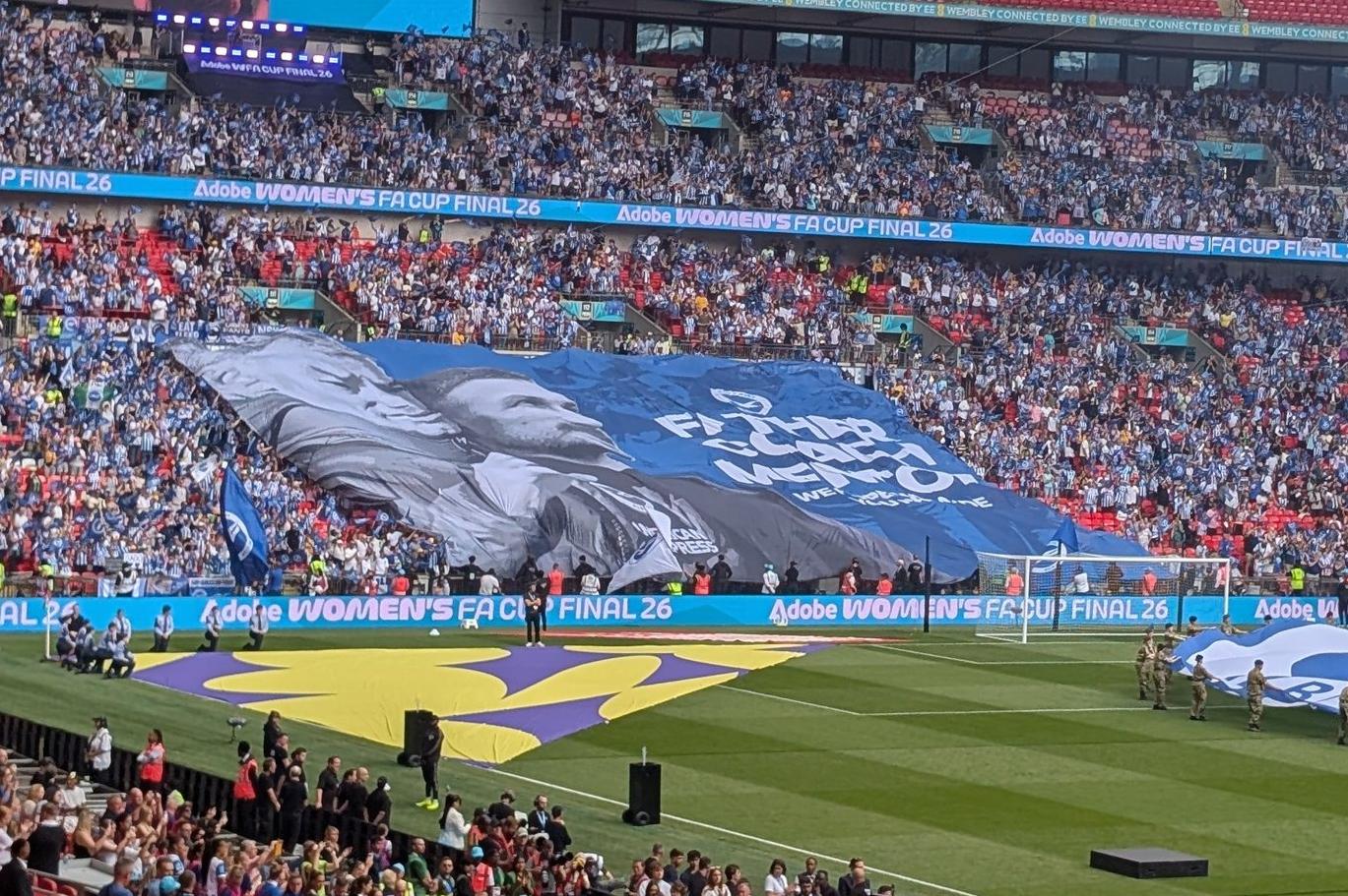 ‘Beautiful thing to see’ – Brighton manager thanks fans for Wembley ...