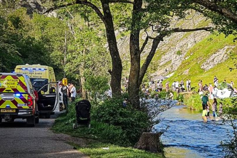Mountain rescue team called to Dovedale after person falls from rocks ...
