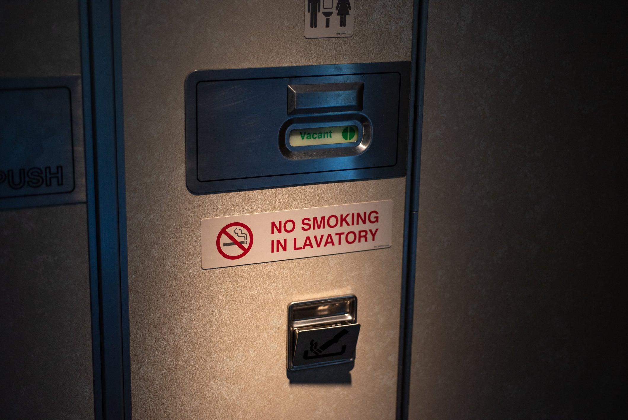 I just learned why planes have ashtrays even though smoking's banned