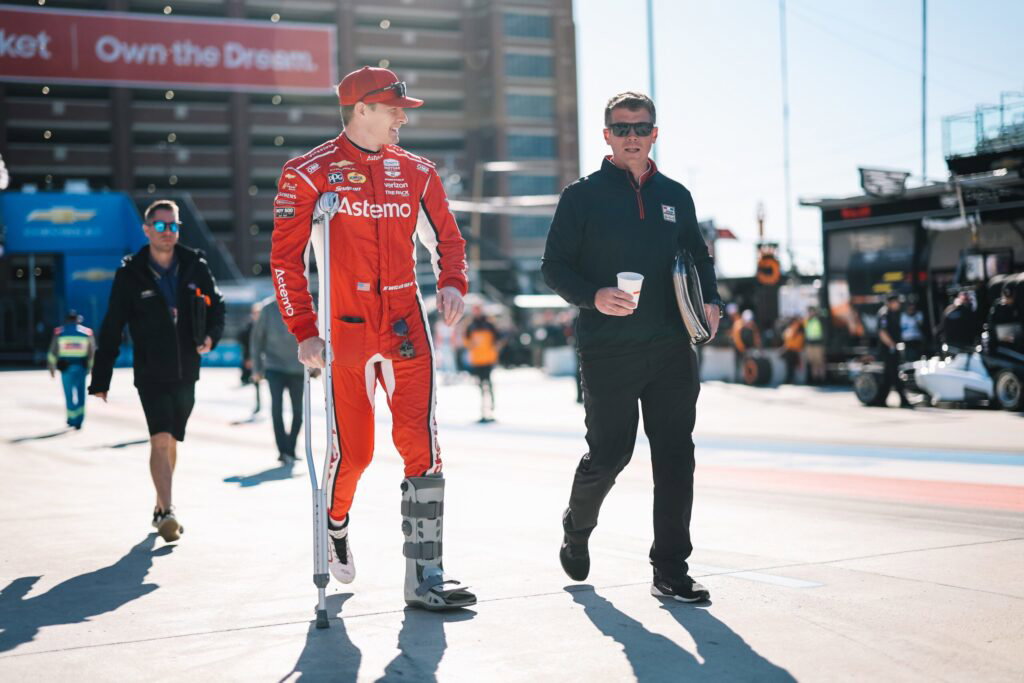 Injury concern could make Josef Newgarden miss IndyCar at Gateway