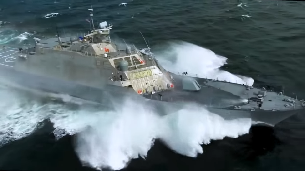 Watch how a $500M warship hits 40+ knots - "Pure naval power"