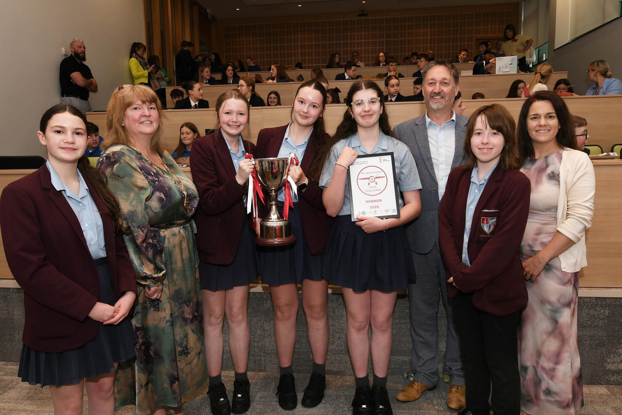 In pictures: Derry students take on Amelia Earhart STEM challenge