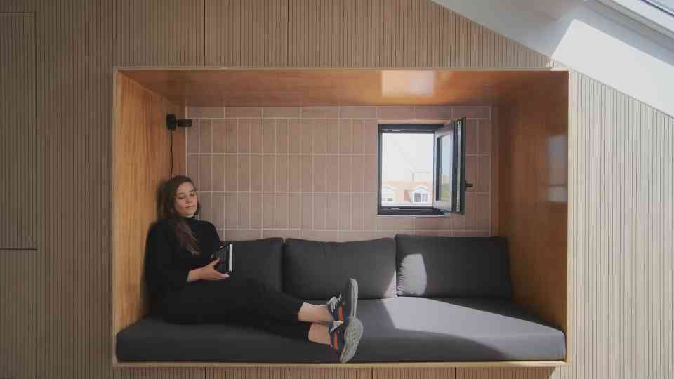Watch this 645 sqft attic turn into a bright home