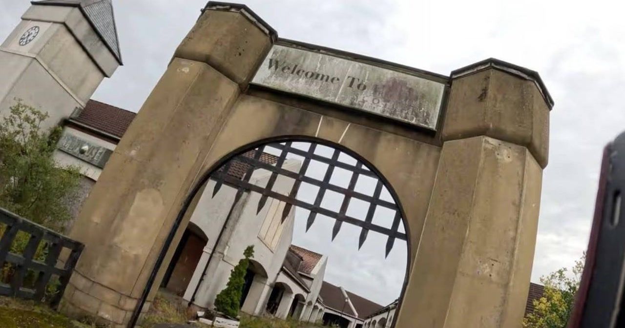 Inside Scotland's abandoned shopping village
