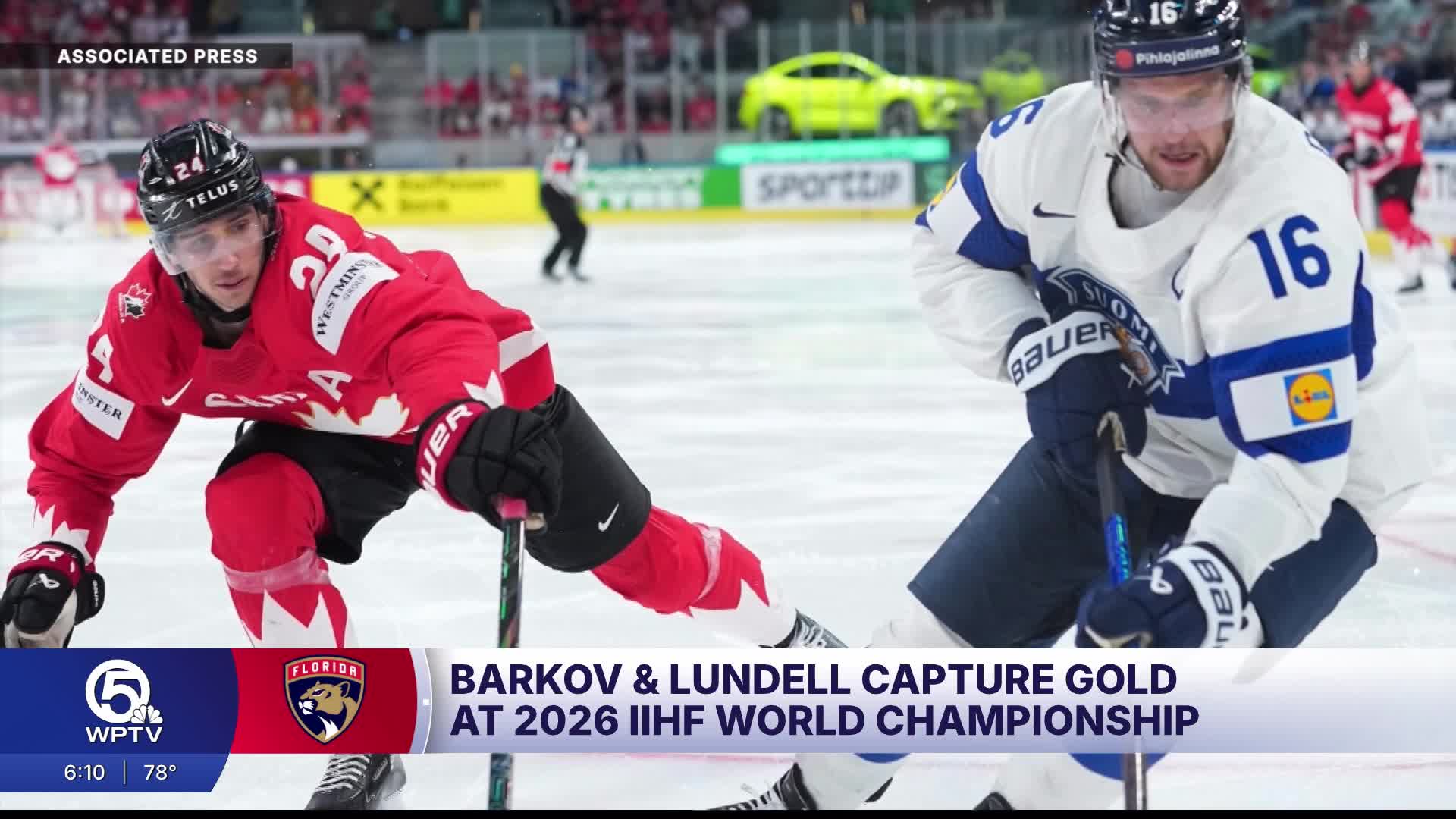 2 Florida Panthers players capture gold at International Ice Hockey ...