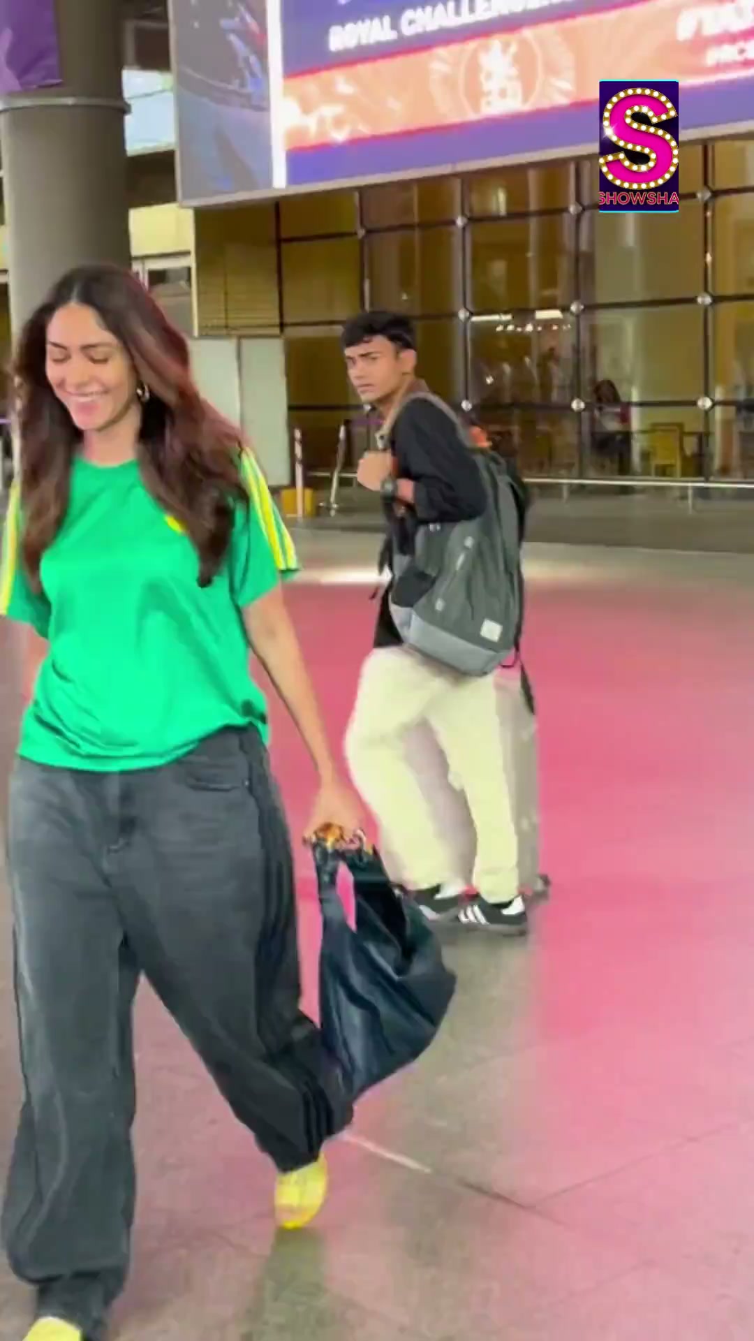 Mrunal Thakur touches down in style while promoting Hai Jawani Toh Ishq ...