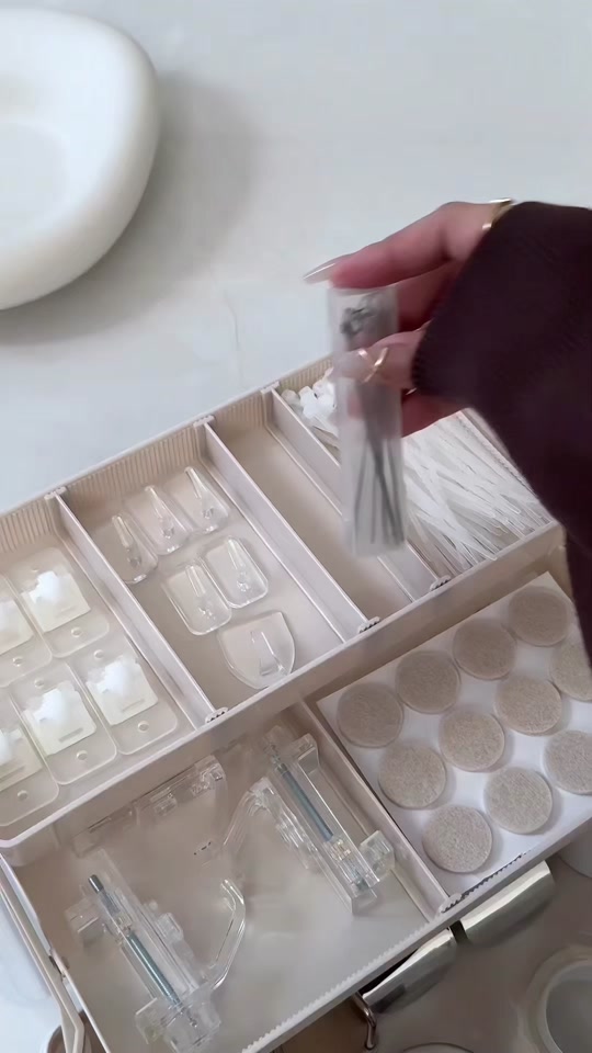 ASMR organization and restock with DAISO finds
