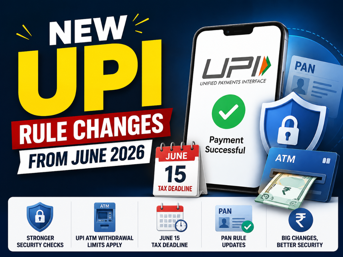 New UPI Rule Changes From June 2026: UPI Security Checks, PAN Updates ...
