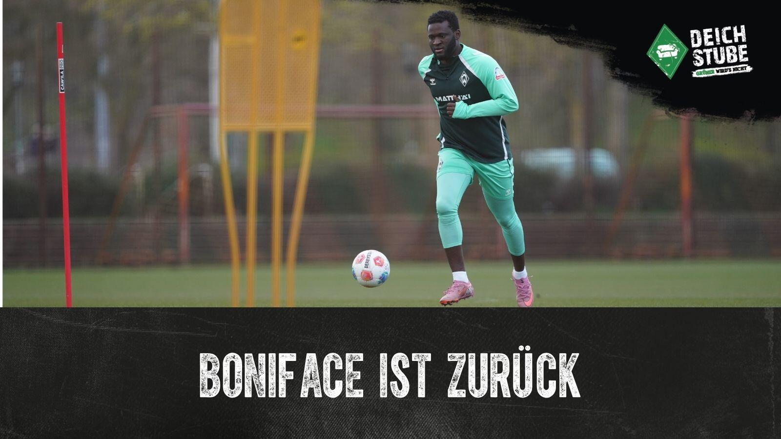 Boniface ist zurück bei Werder! So lief sein erstes Training!