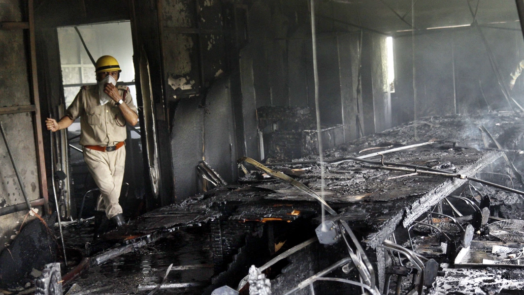 Fire at Delhi's SPA administrative block brought under control