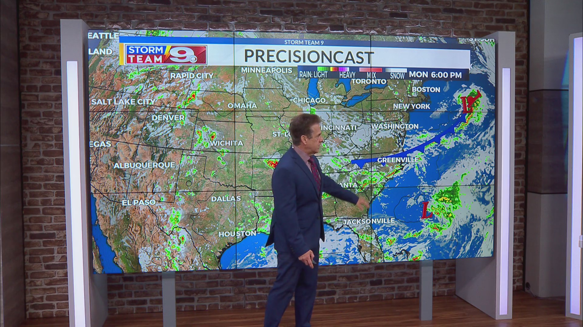 Monday cold front