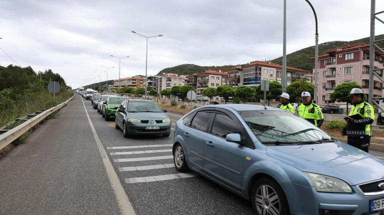 Muğla’da 9 günlük bayram mesaisinde 37 bin araç kontrol edildi