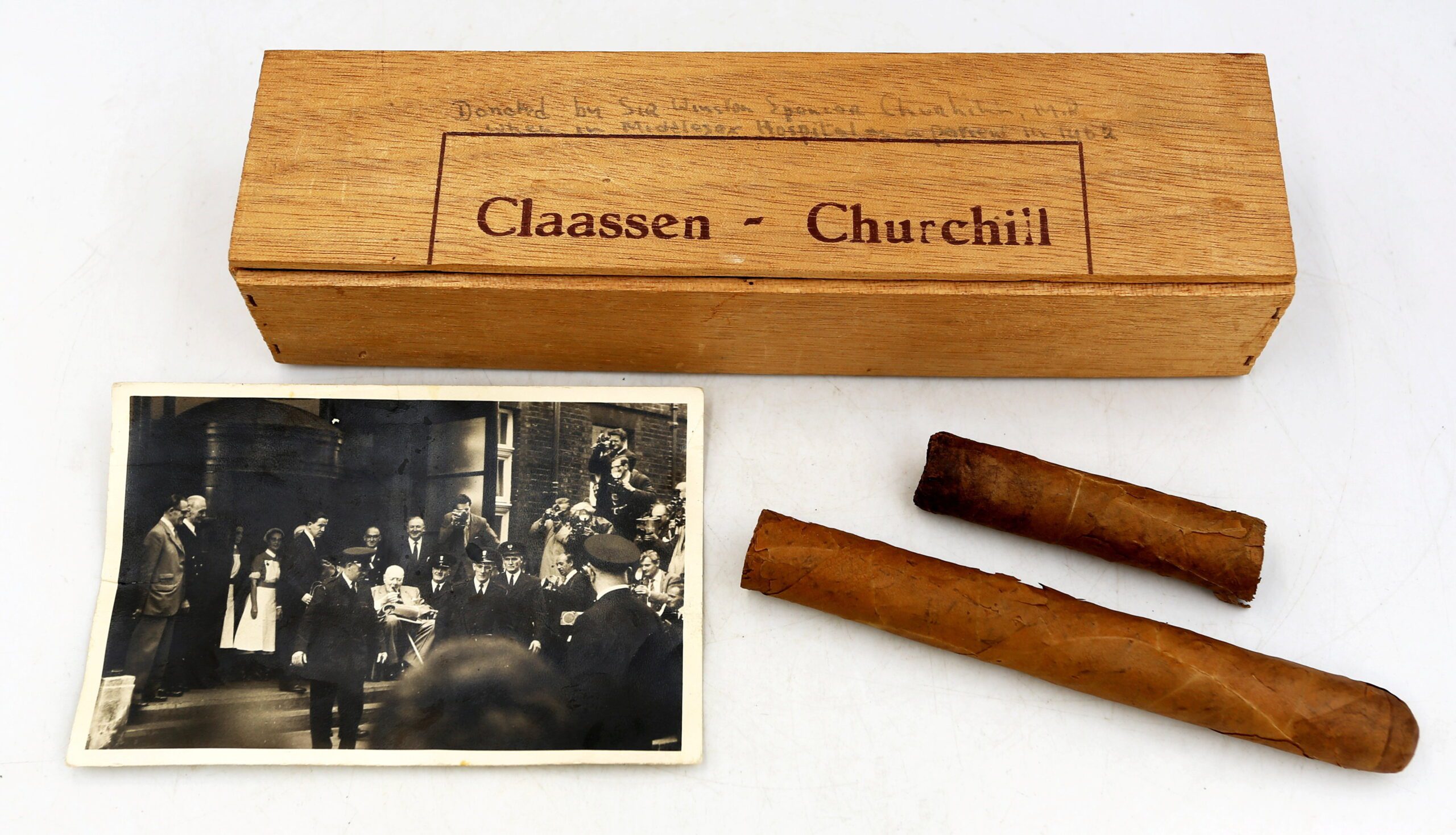 Winston Churchill’s half-smoked cigar could fetch £4k at auction