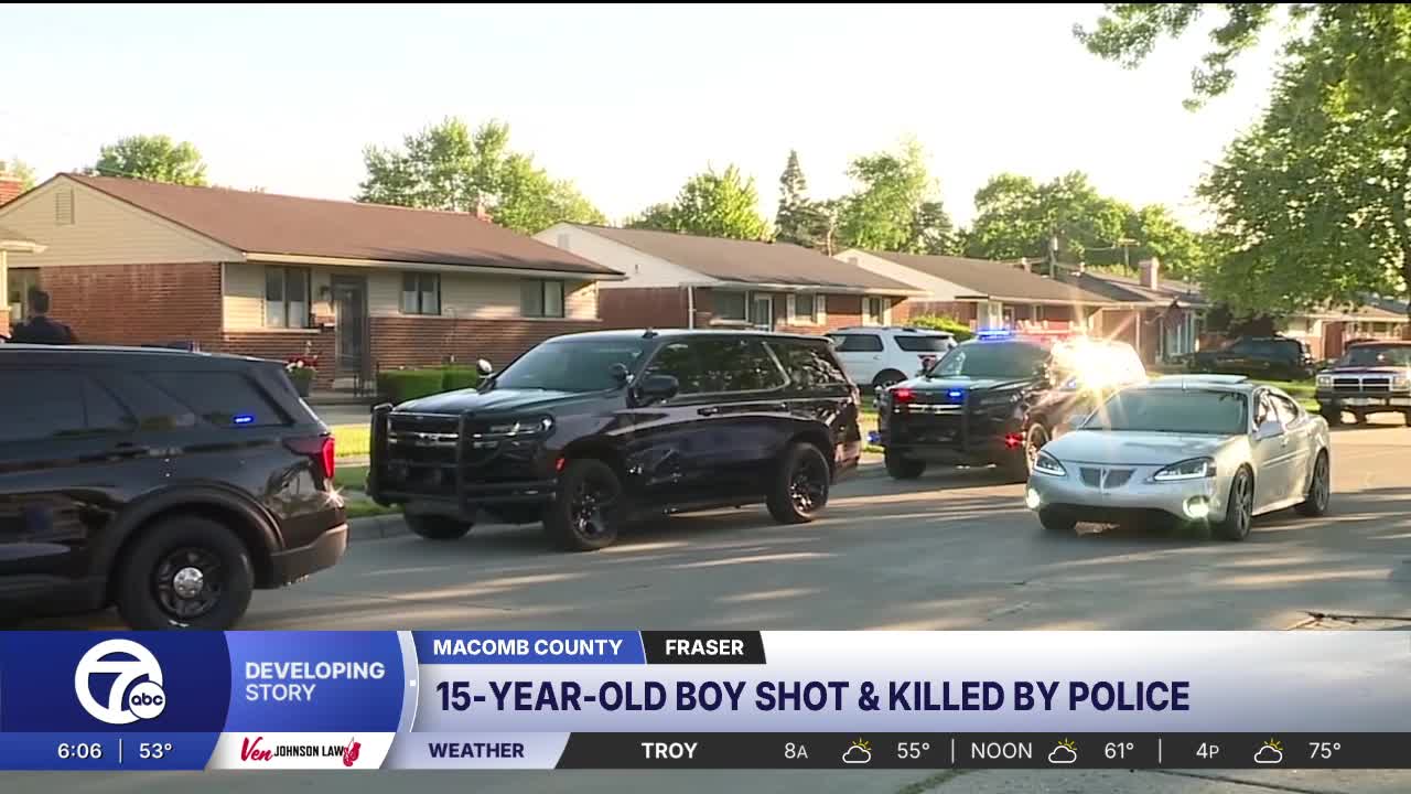 Officer shoots, kills 15-year-old boy in Fraser while responding to ...