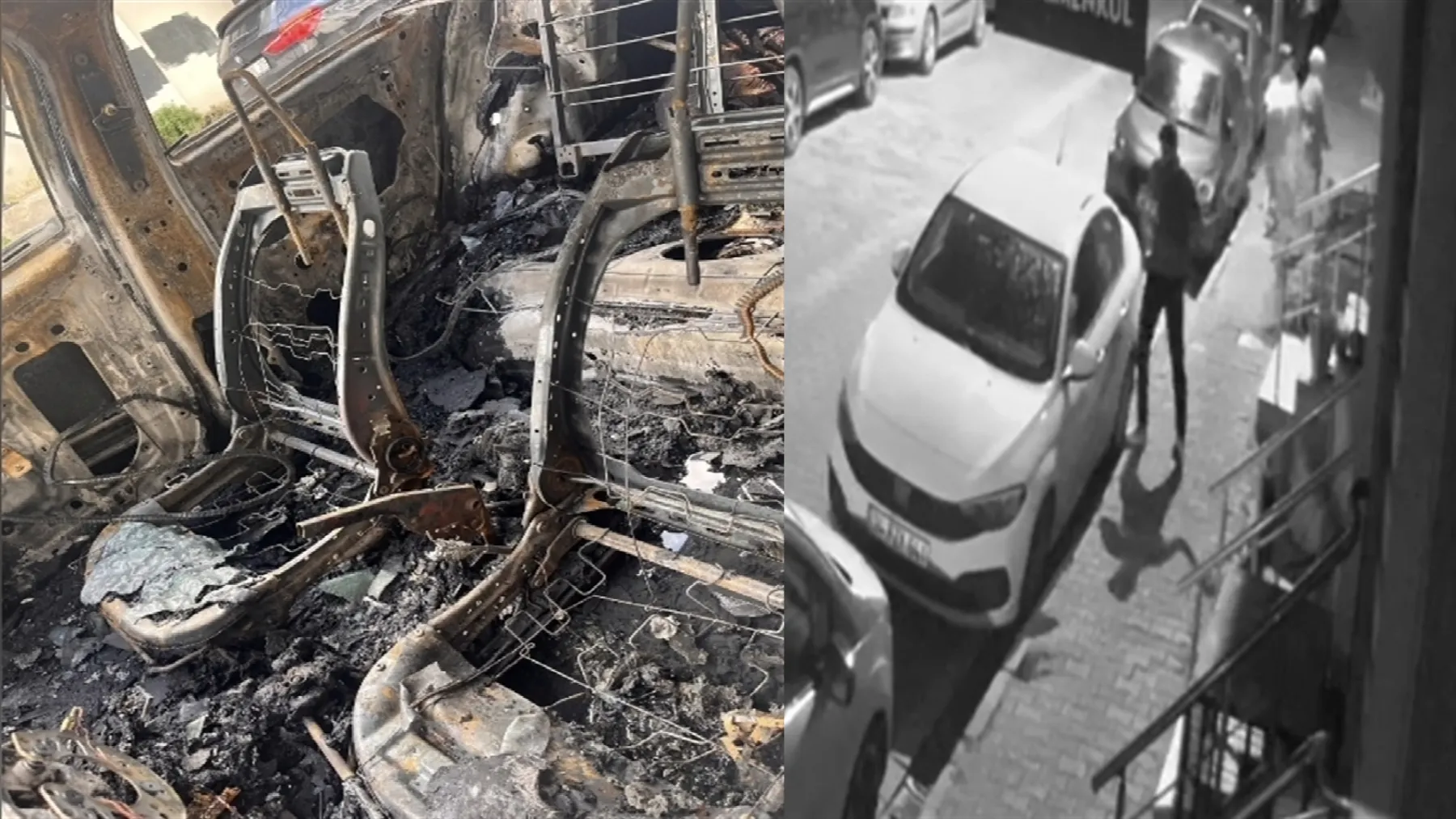 Esenyurt'ta tartıştığı eniştesi tarafından otomobili yakıldı: Beni de ...