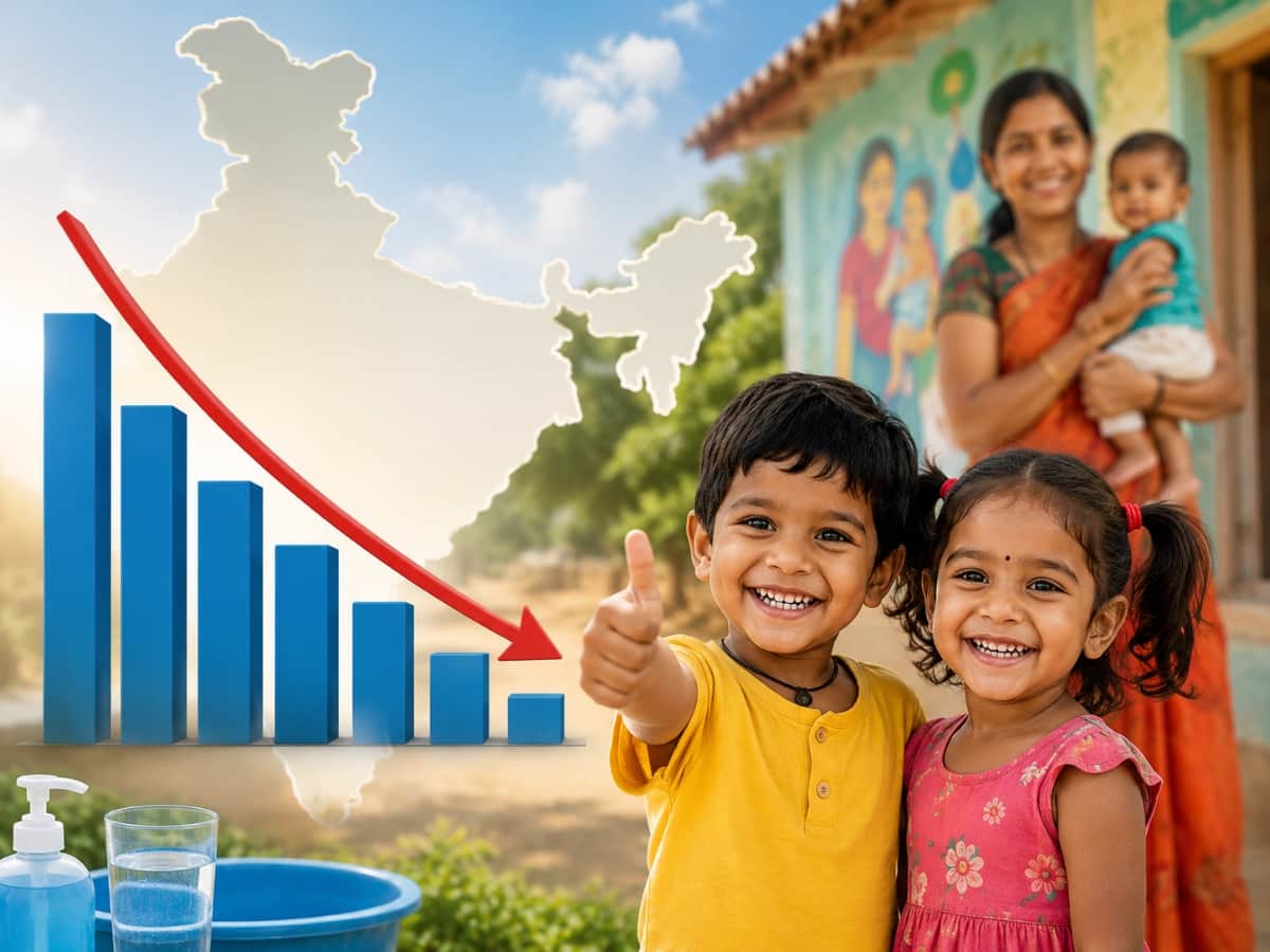 India wins battle against child diarrhea: NFHS-6 shows sharp drop in ...