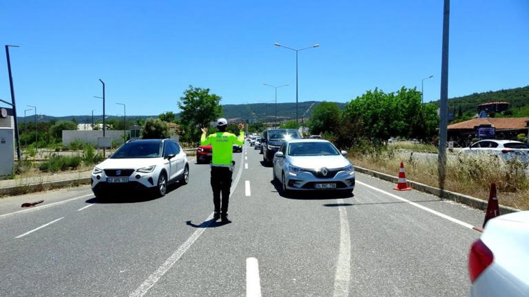 Muğla’da 9 günlük bayram mesaisinde 37 bin araç kontrol edildi