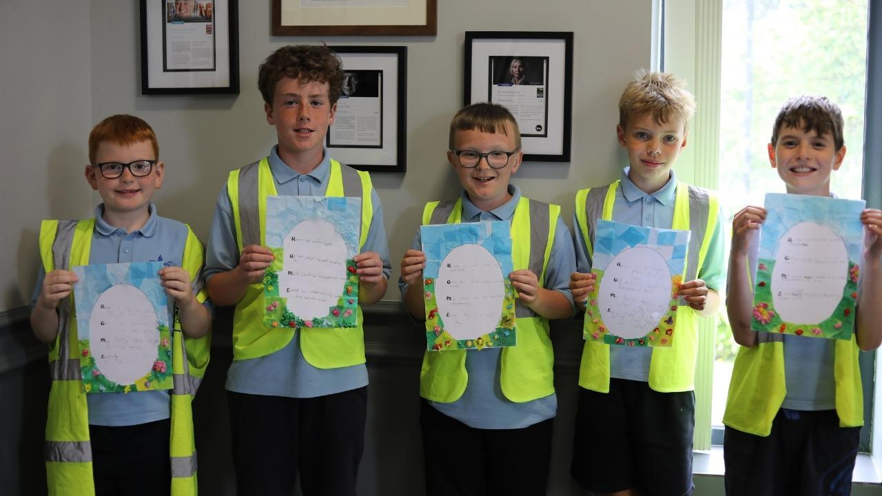 Pictures from Bellaghy Primary School's visit to Seamus Heaney ...