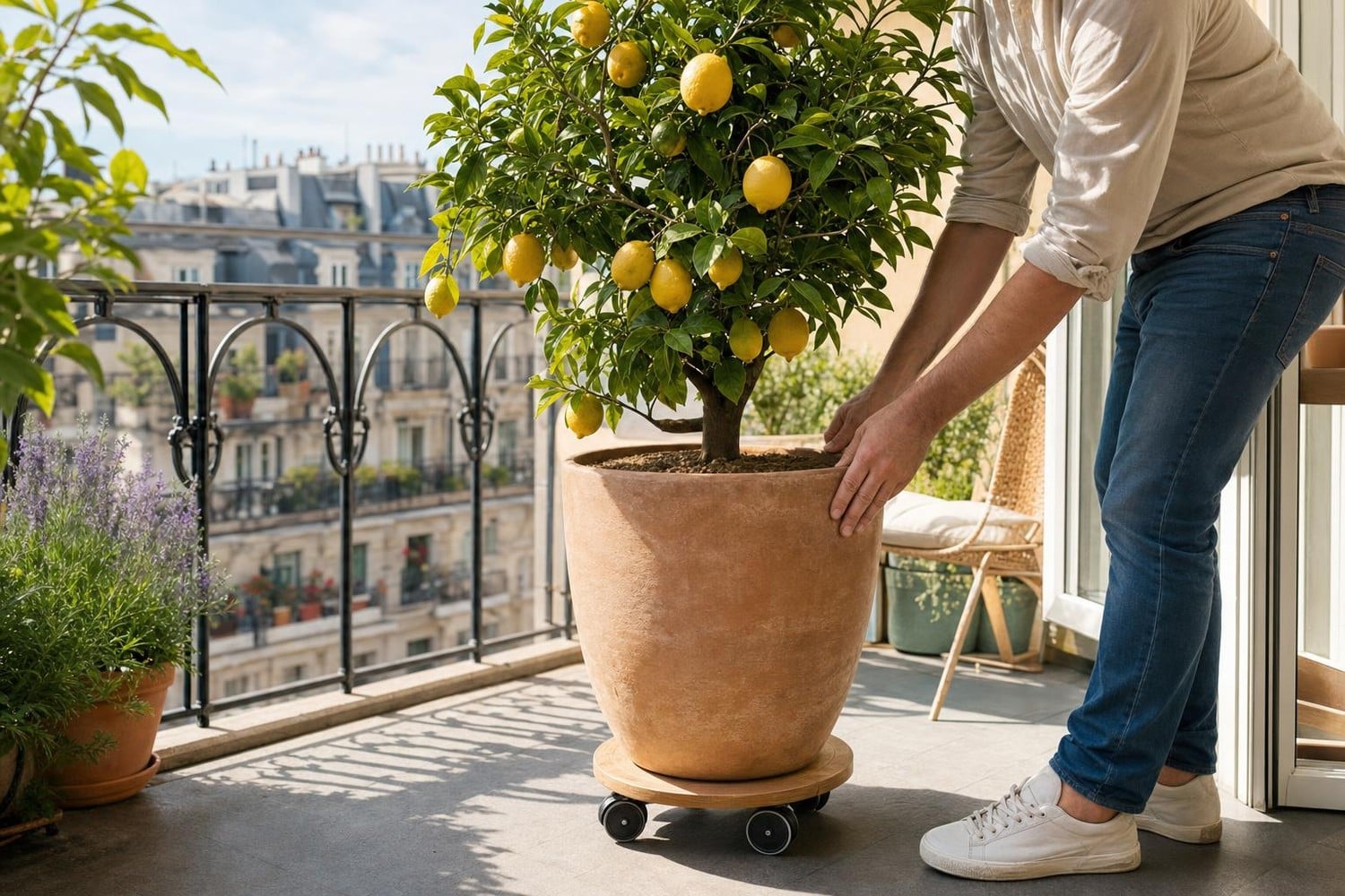 Citronnier sur balcon : appliquez la règle des 90 degrés pour obtenir ...