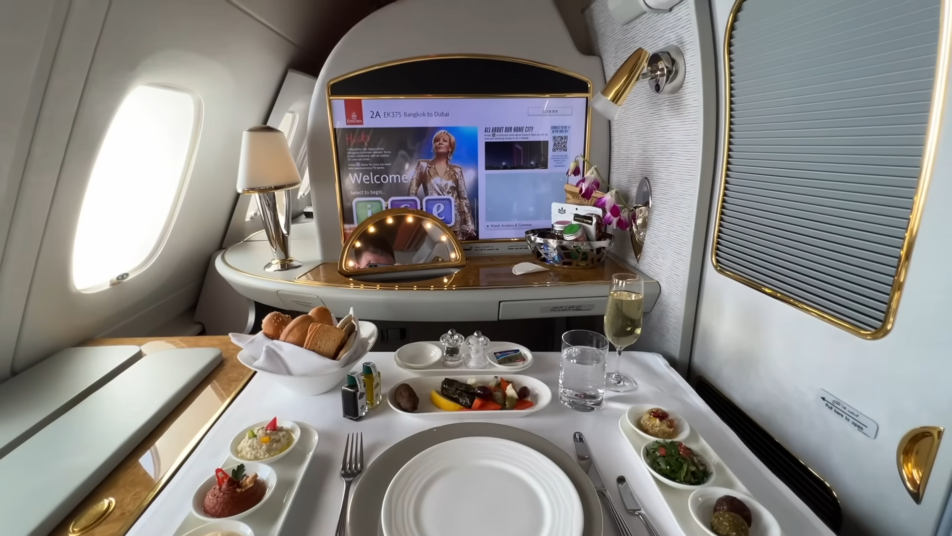 He booked a flight to Dubai – then Emirates handed him a private room