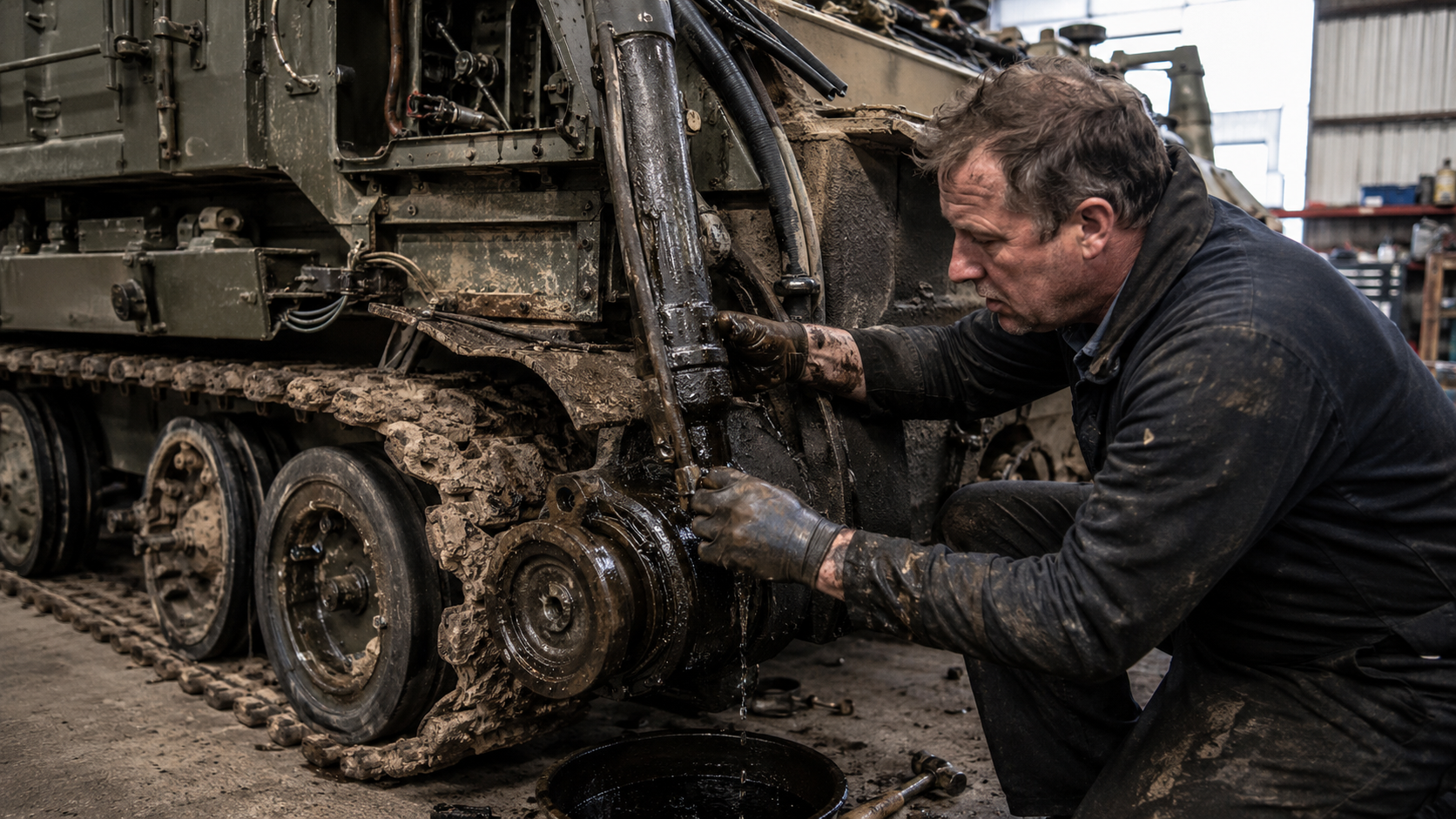 Two dampers failed on one tank without warning
