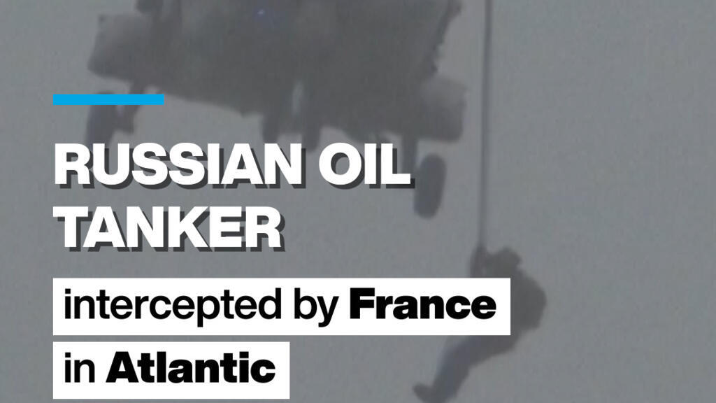 Russian oil tanker intercepted by France and allies in Atlantic