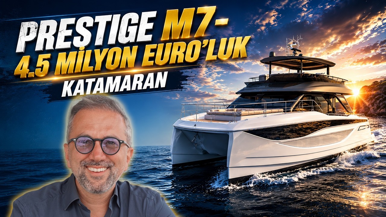 Prestige M7 4.5 milyon euro’luk katamaran