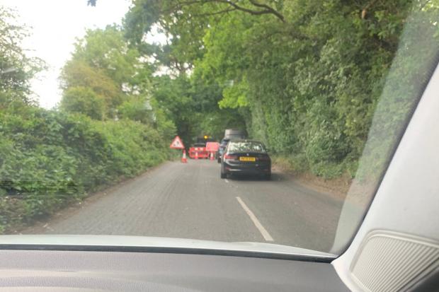 Roadworks on Buckinghamshire road causing traffic delays