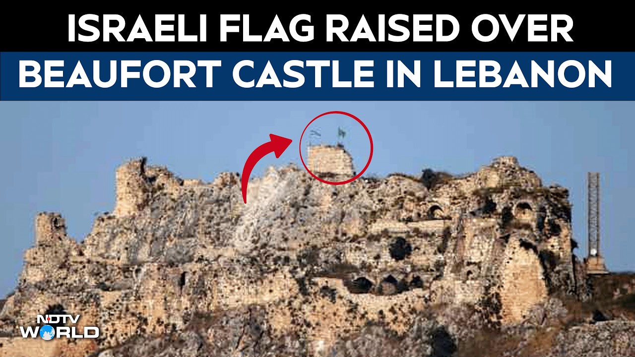 Israel Lebanon attack | Israeli flag flies from strategic castle in ...