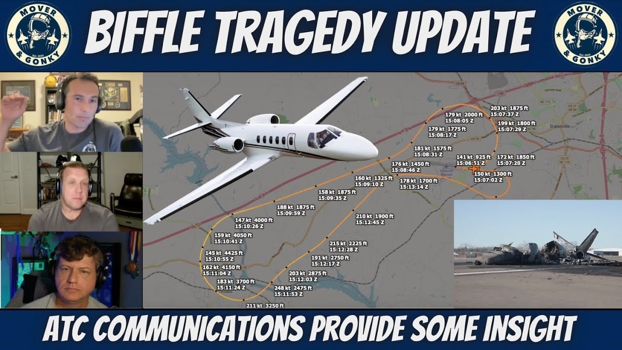 Greg Biffle crash update - New ATC & cockpit audio discussed