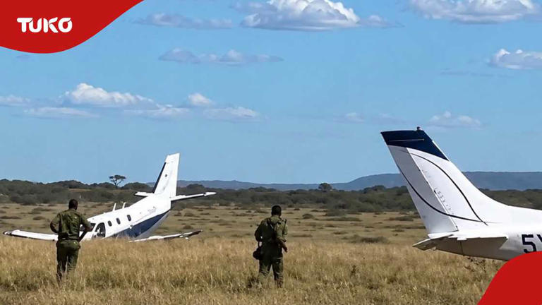 Video: Panic as plane crashes at Maasai Mara airstrip
