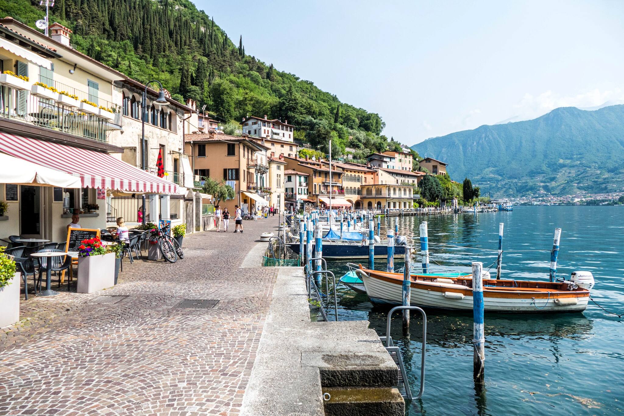 Italienisches Idyll: Der Iseosee gilt noch als Geheimtipp