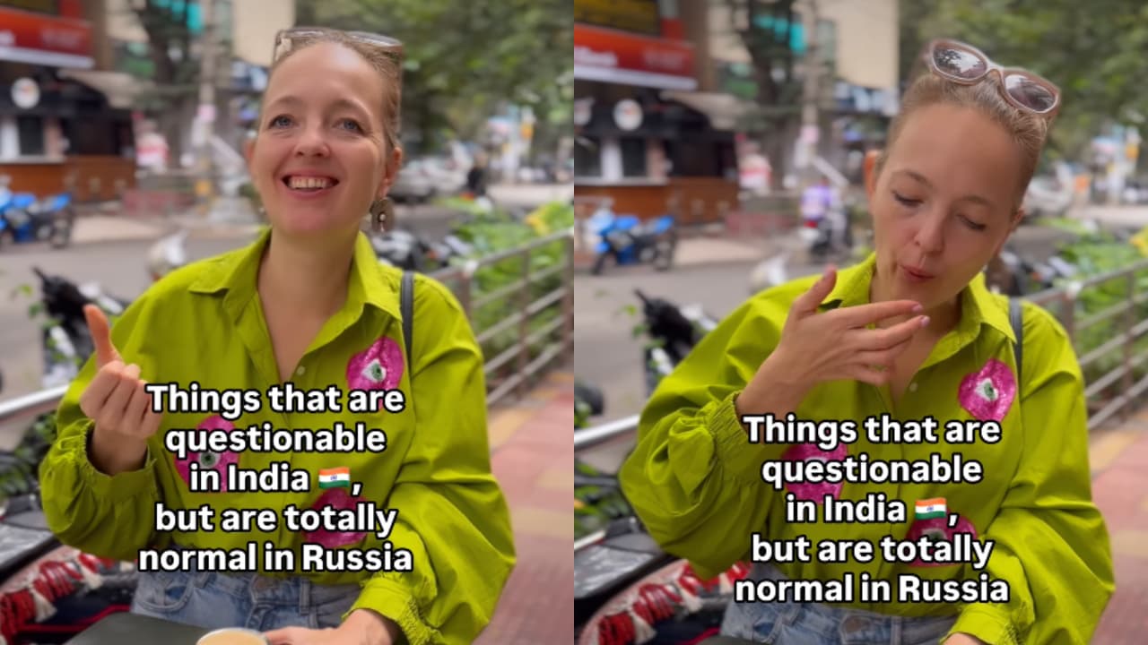 Viral video: Russian woman in India shares 11 cultural habits her ...