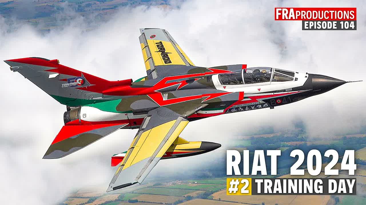 Watch 1,900+ km/h fighter jets train before RIAT begins - "Relentless ...