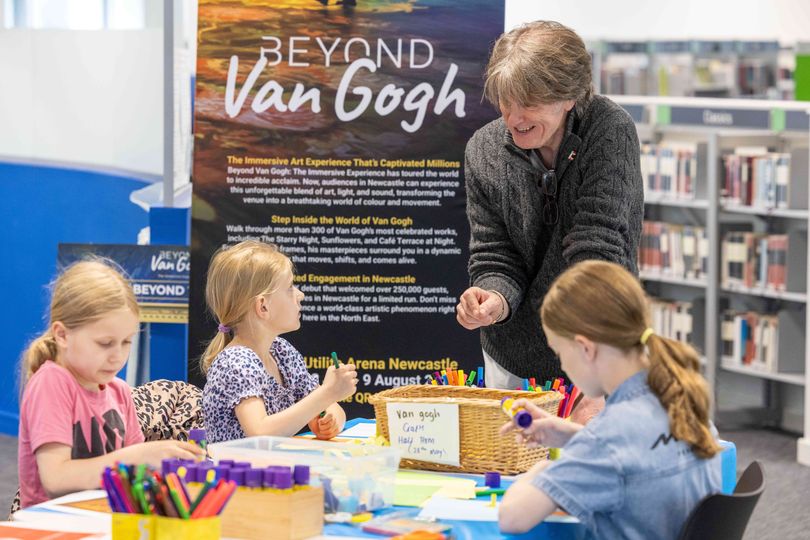 Newcastle children channel Van Gogh ahead of major summer exhibition