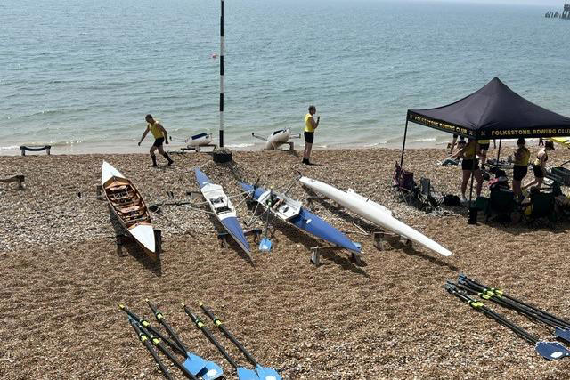 Rowing regatta creates colourful spectacle on Hastings seafront