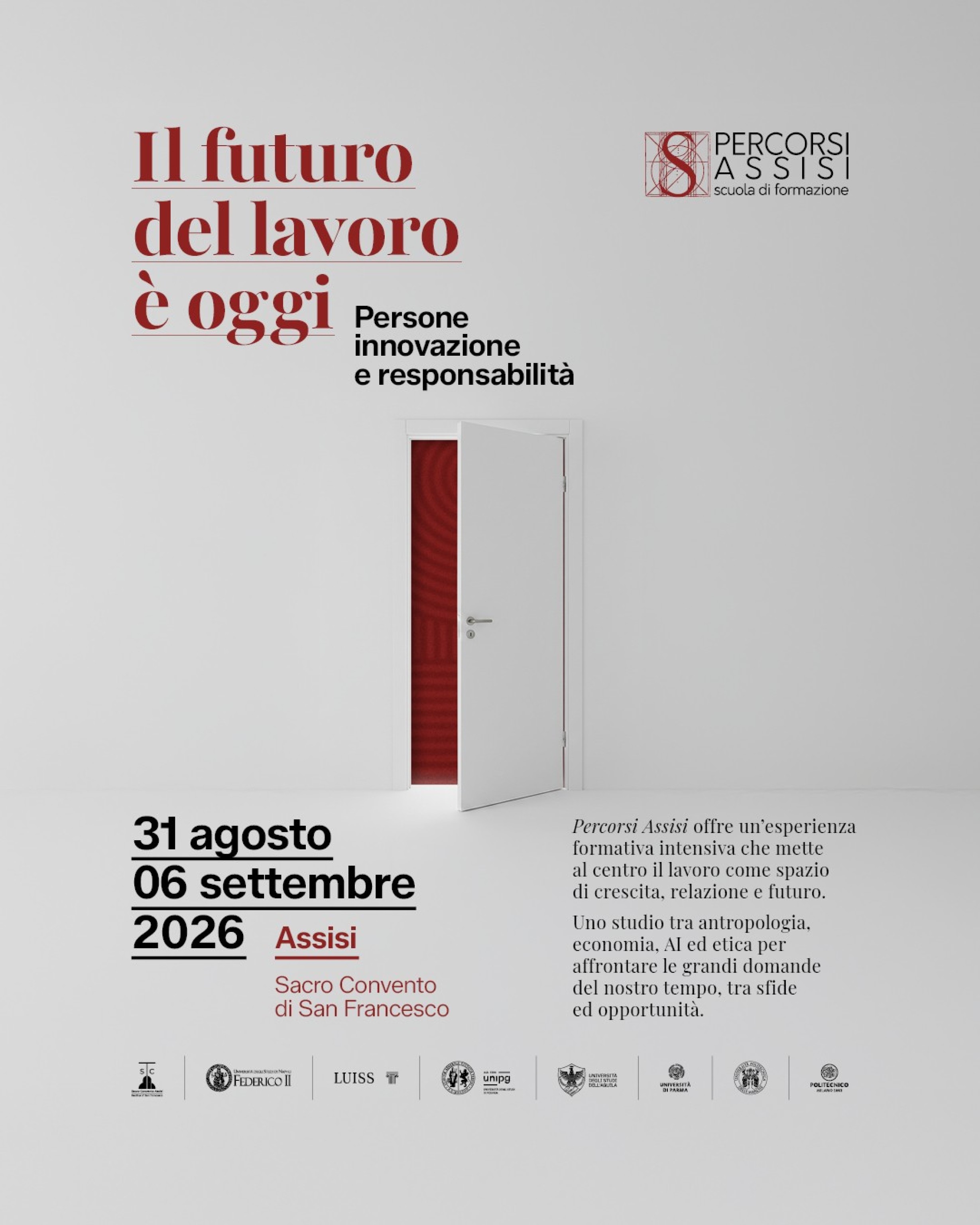 Percorsi Assisi 2026, al Sacro convento la nuova edizione della Summer ...