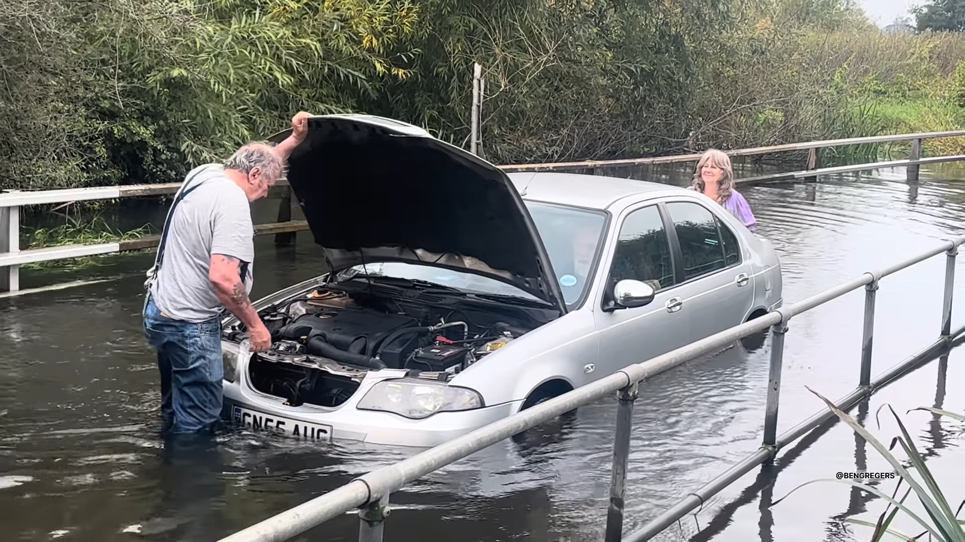 The engine is drowning and he’s still looking for the problem