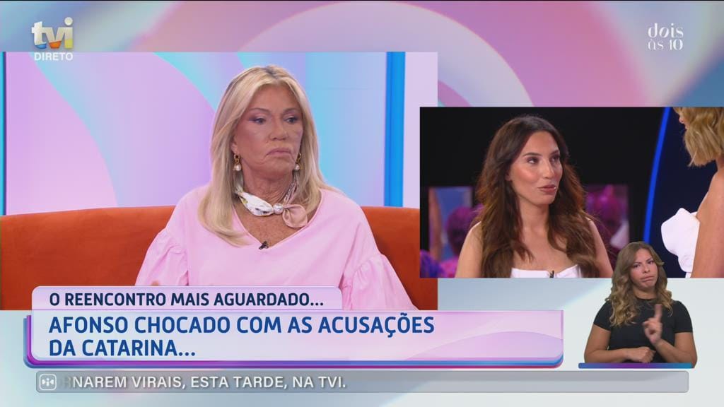 Cinha Jardim expõe "conversa privada" com Catarina Miranda sobre Afonso ...