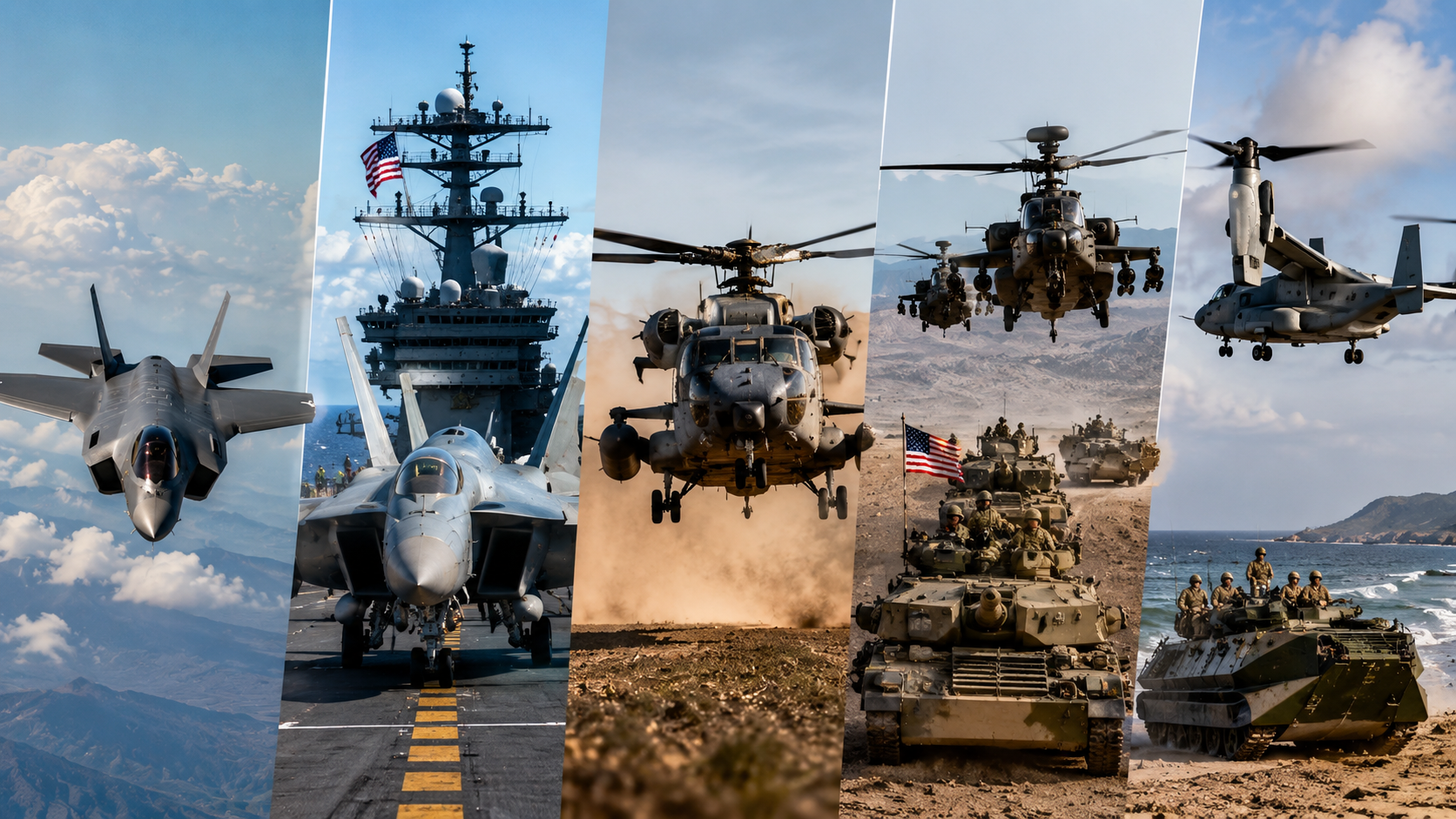 Why the US military effectively has 5 separate air forces