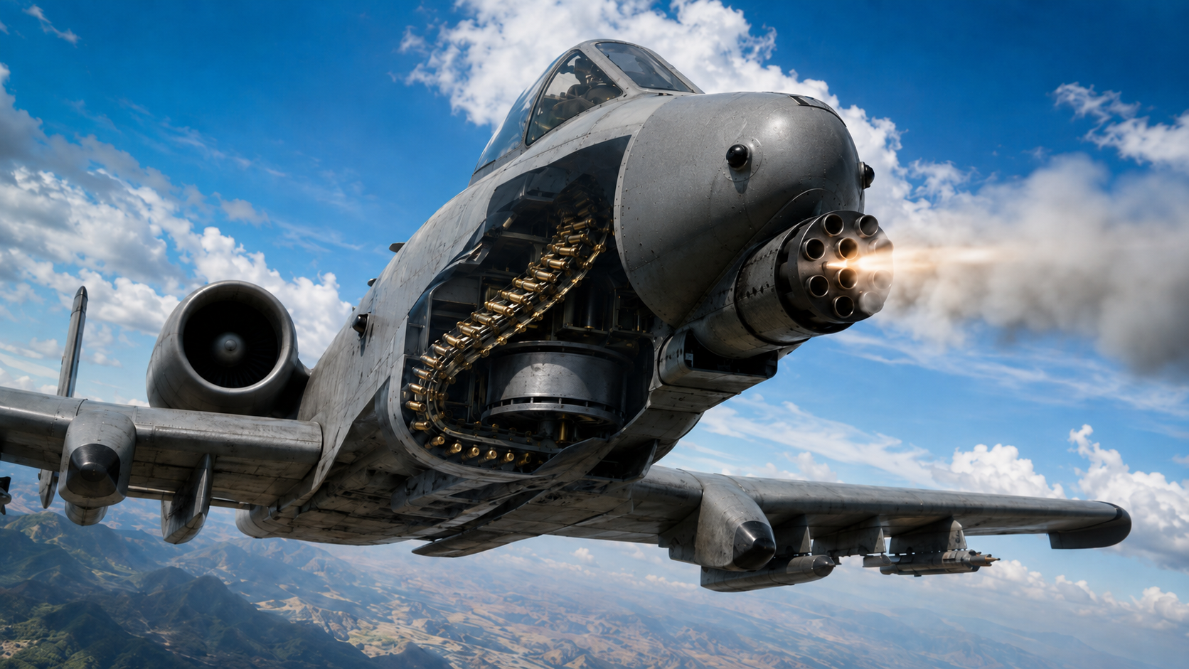 Why the A-10 sends its massive cannon shells back into the plane