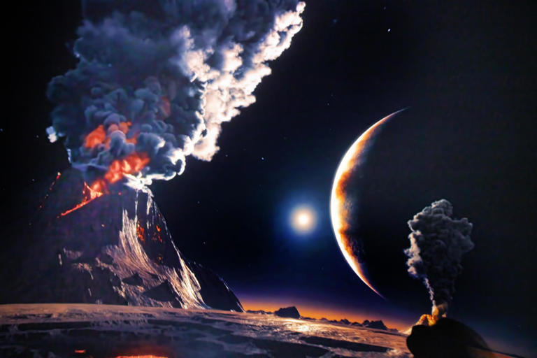 In pictures: Families blast off into space as giant planetarium lands ...