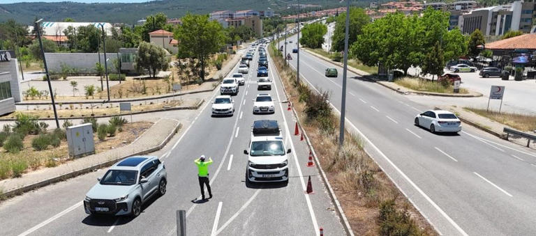 Muğla’da 9 günlük bayram mesaisinde 37 bin araç kontrol edildi