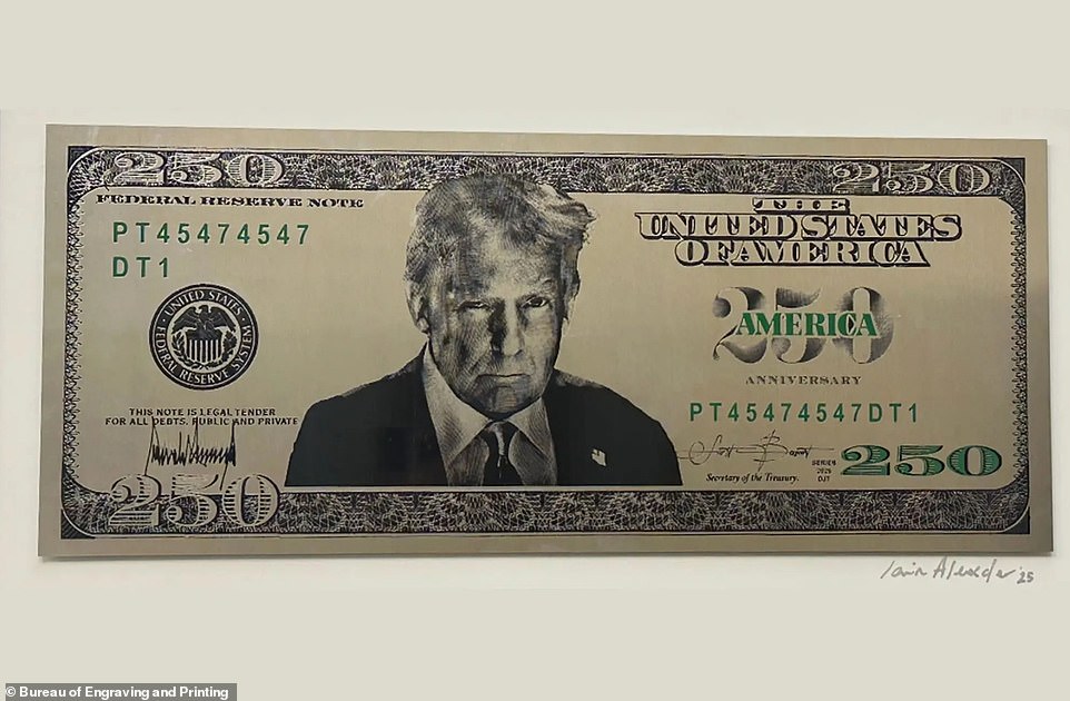 Treasury Scott Bessent backs proposed $250 bill featuring Trump's face