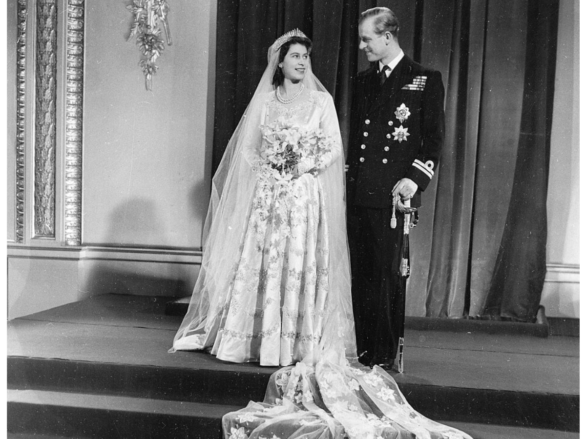 When Princess Elizabeth’s wedding dress used ration coupons, Britain ...
