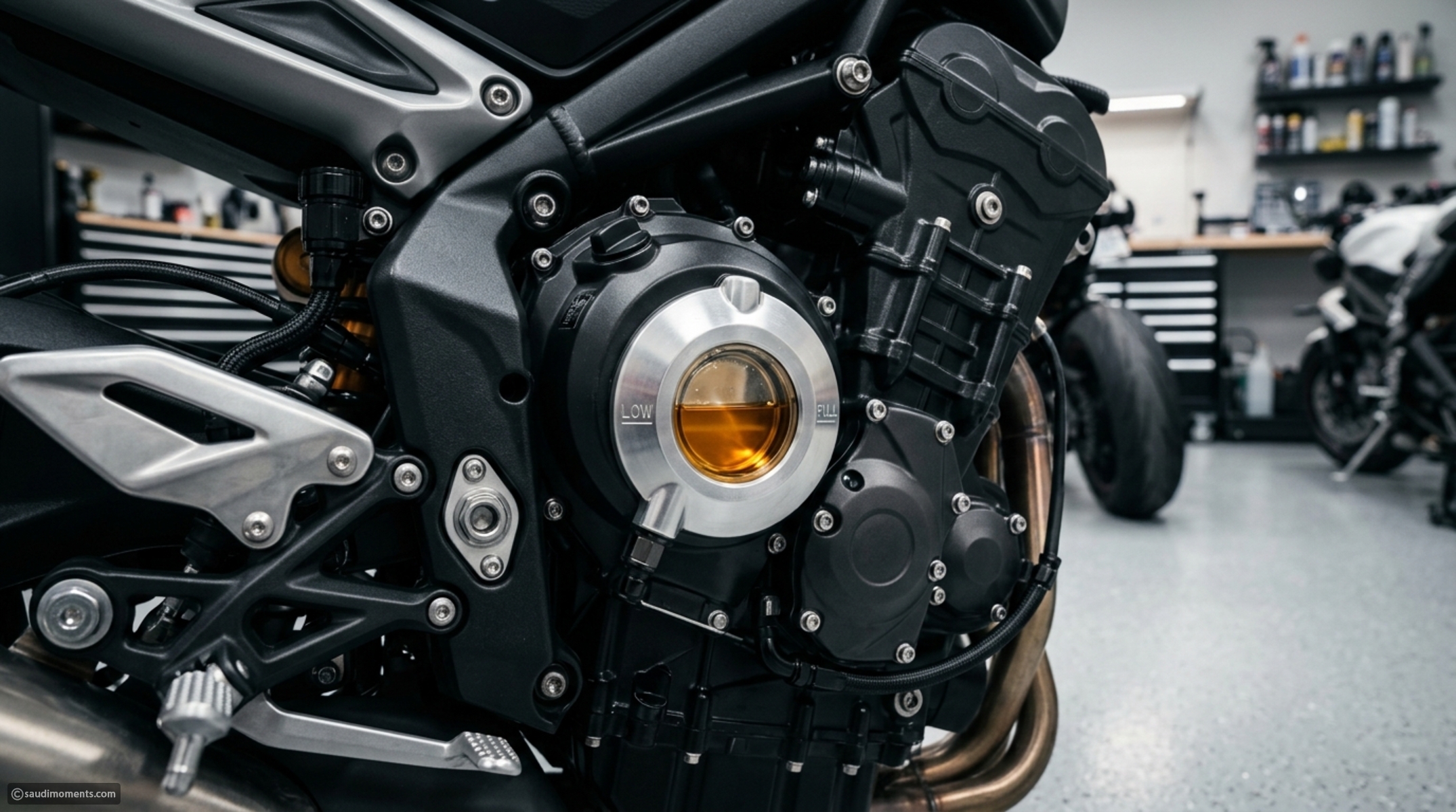 How long does a motorcycle engine typically last?