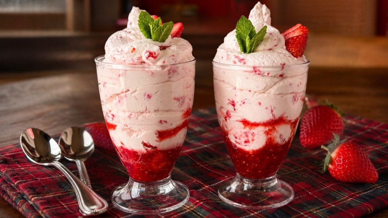 Easy and simple berry fool British recipes