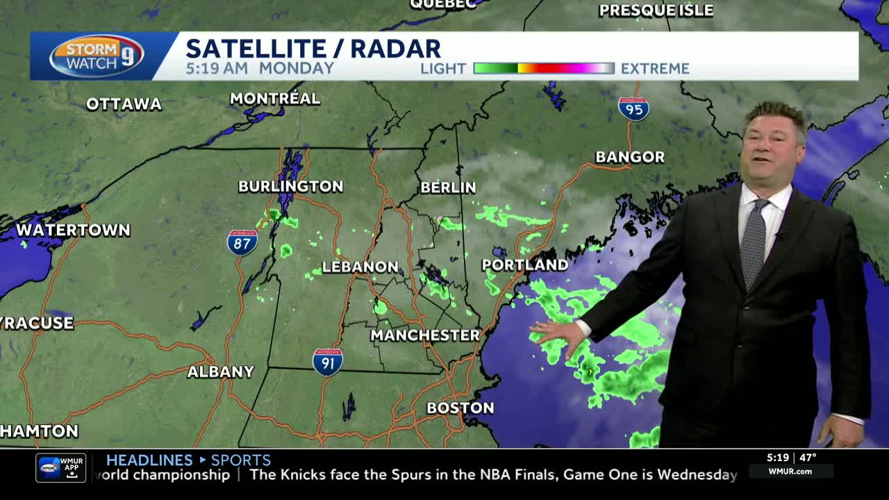 Video: Few more showers possible today