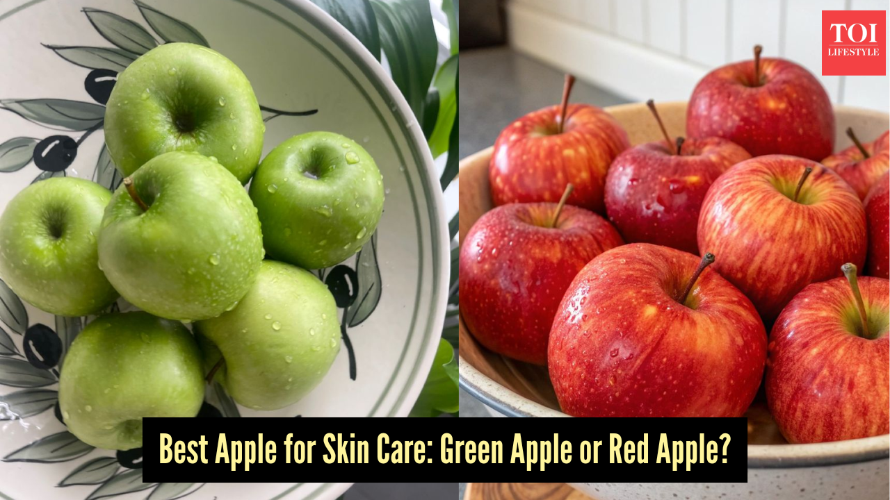 Green apple vs red apple: Which one is better for naturally glowing skin?